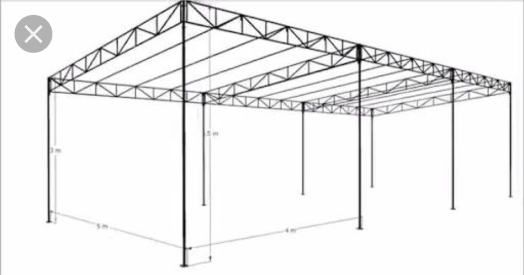 Jual Rangka Tenda Datar | PRIMA DEKORASI TENDA - Jual Rangka Tenda ...