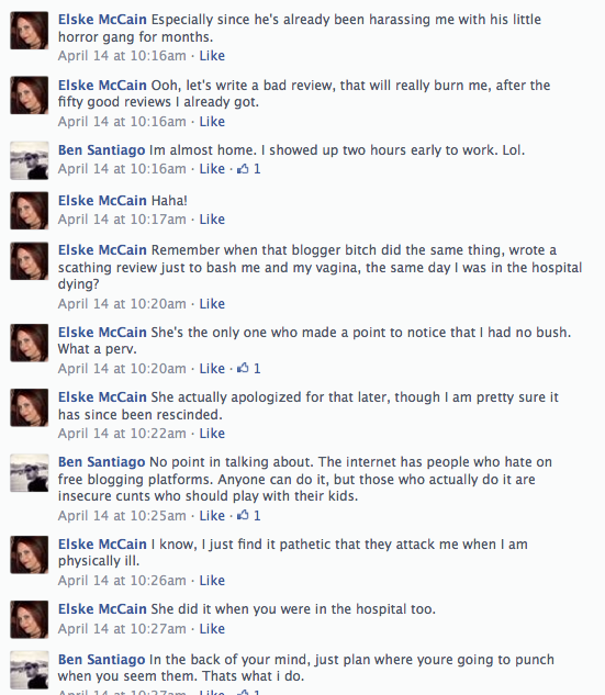 Trolls in the Horror Community: The Best of Elske McCain Going Crazy!