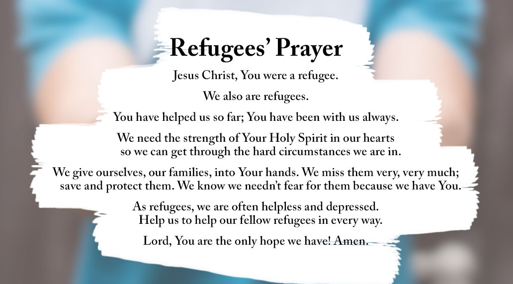 Diamonds in the rough: Refugees' Prayer - Exciting Times