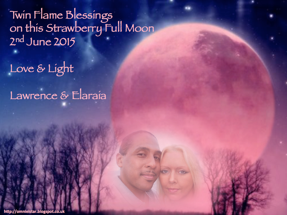 Twin Flame Blessings on this Strawberry Full Moon ♡