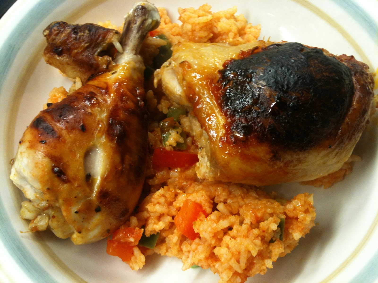 Meg and Nick's Culinary Adventures: Peri Peri Chicken with Spicy Rice