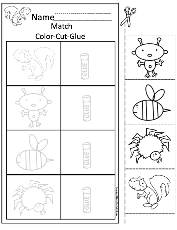 SQUIRREL IS SCARED BOOK UNIT & CRAFT ~ Book Units by Lynn