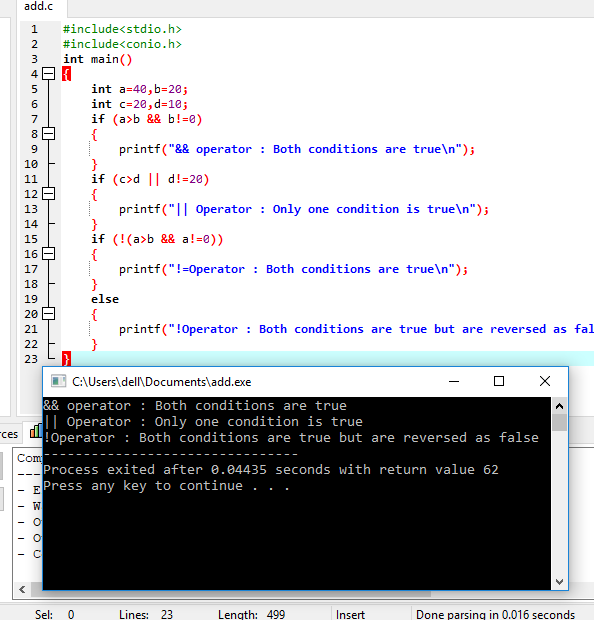 C Programming Operators And Expressions Introduction Examples And Interview Questions