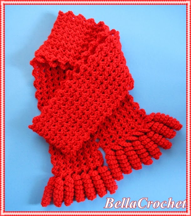 BellaCrochet: Curlicue Cutie Scarf; A Free Crochet Pattern For You