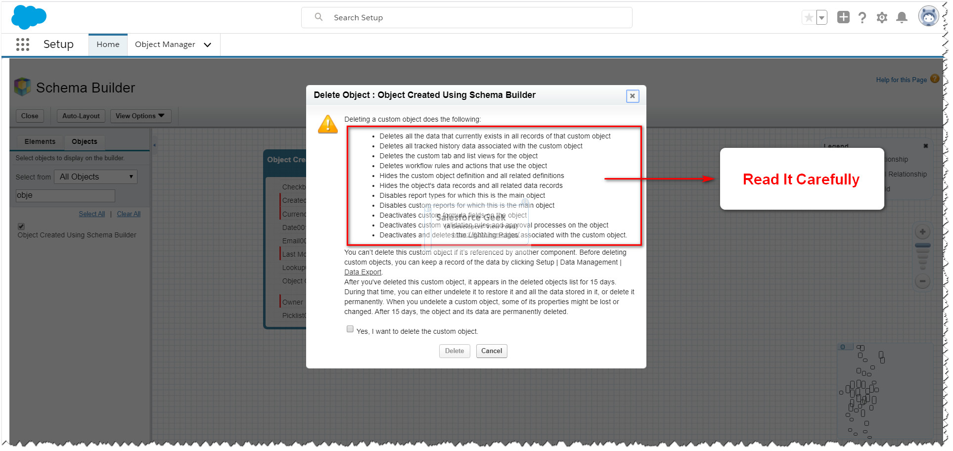 Salesforce Schema Builder: Managing Salesforce SObjects Schema using Schema Builder