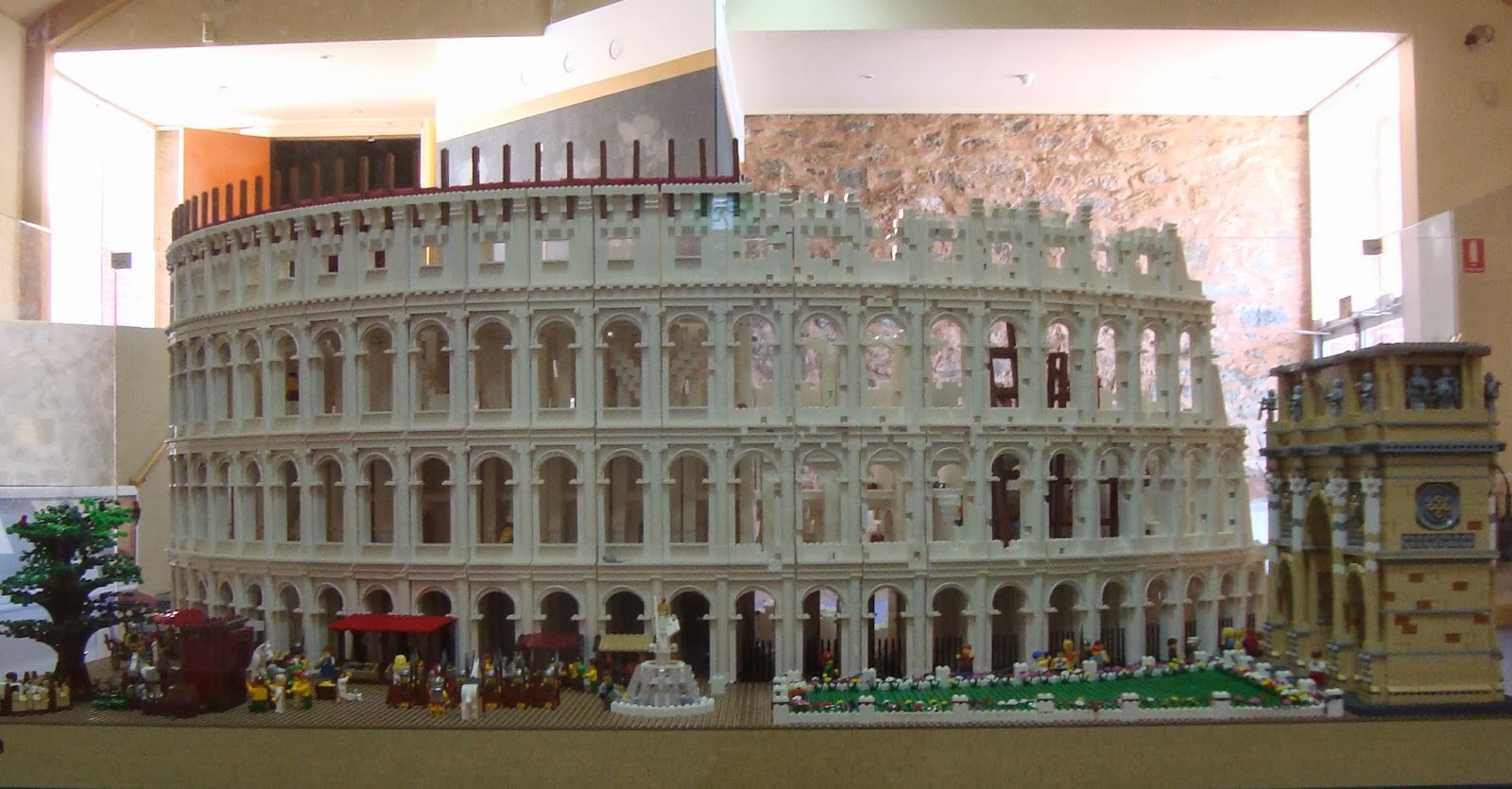 ilovebrokenhill.com: Lego Colosseum in Broken Hill at the GeoCentre