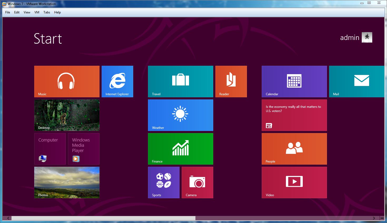 ThE LatesT: WINDOWS 8 on VMWARE 8, virtually created