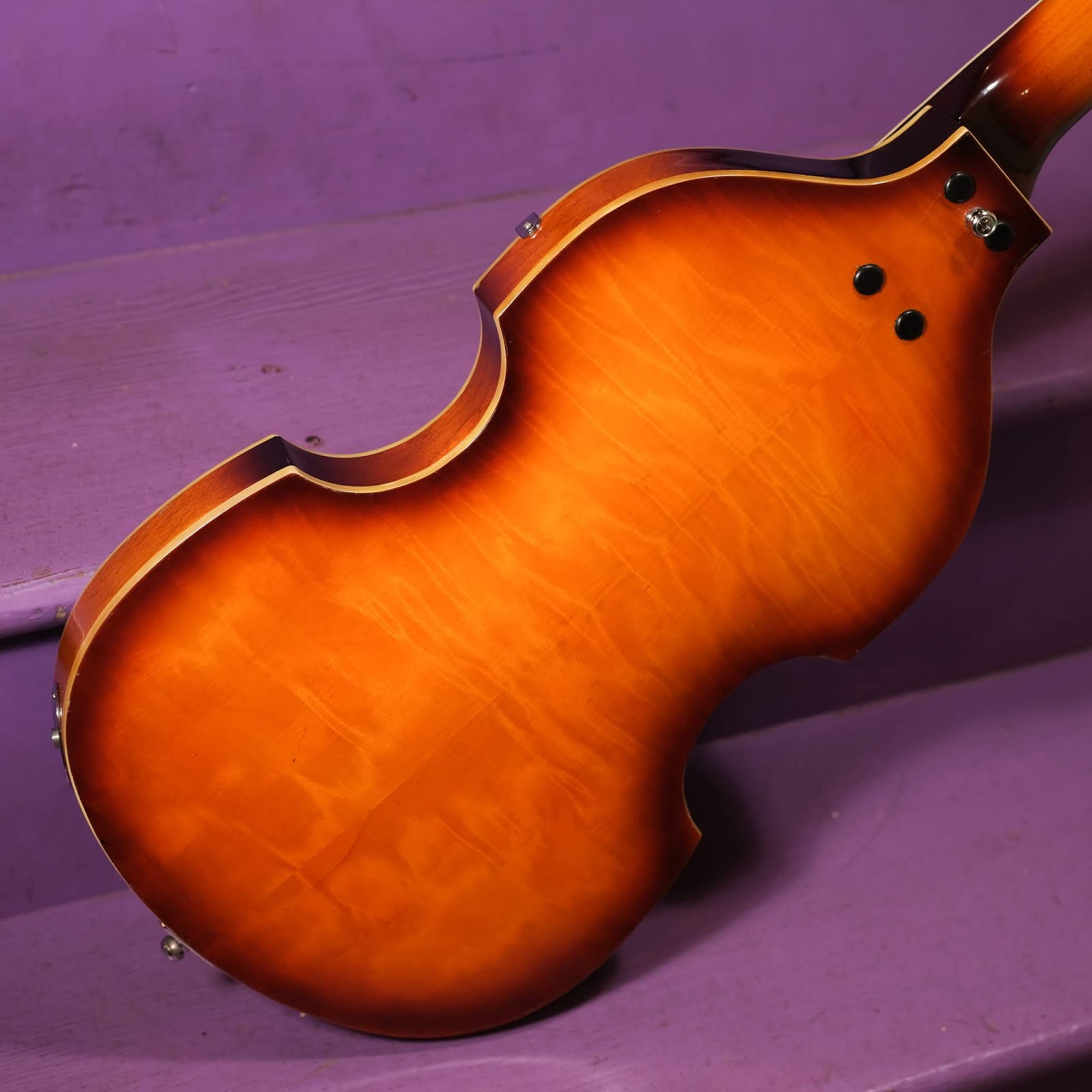 1960s Conrad Violin-Shaped Electric Guitar