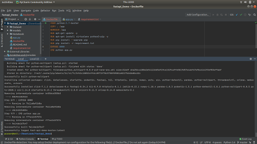 How to Dockerize your fast api app