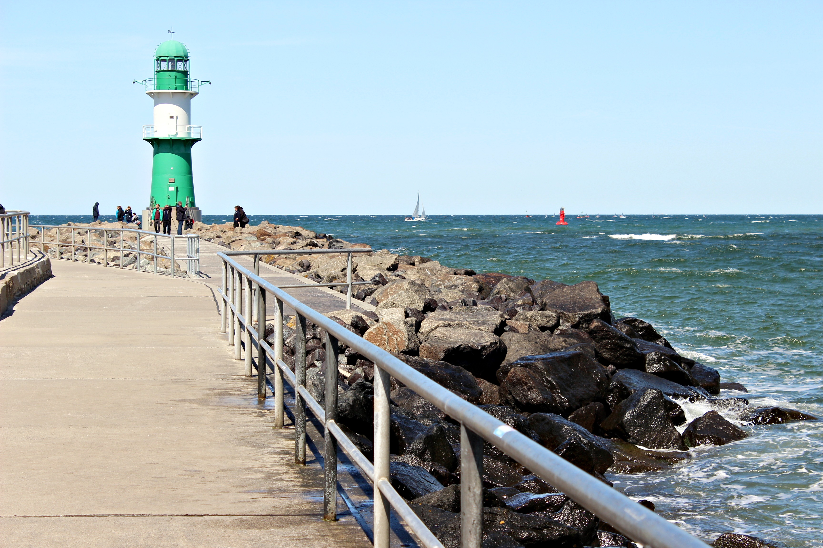 trzymając się chmur: Północne Niemcy - Warnemünde i wyspa Rugia.