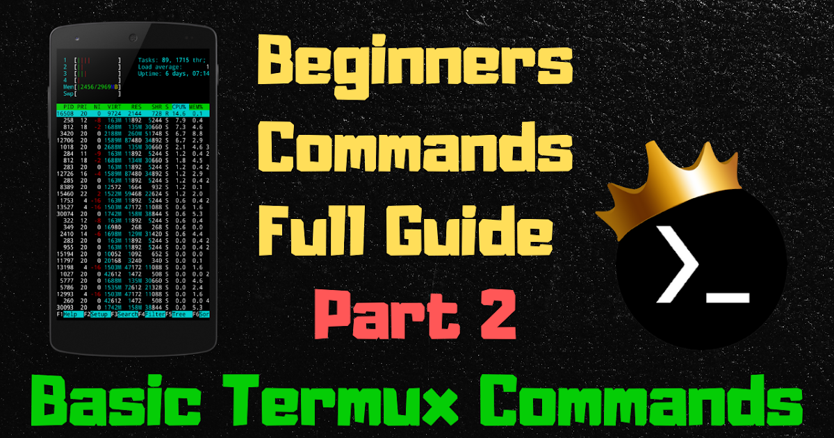 Basic Commands In Termux Part 2 Termux Command List Part 2 Termux Guide For Beginners