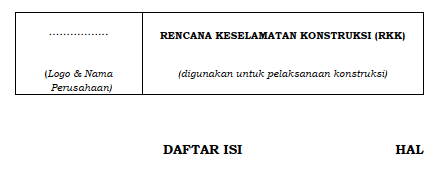 Cara Membuat RKK/Rencana Keselamatan Konstruksi 2021 Penyedia Jasa ...