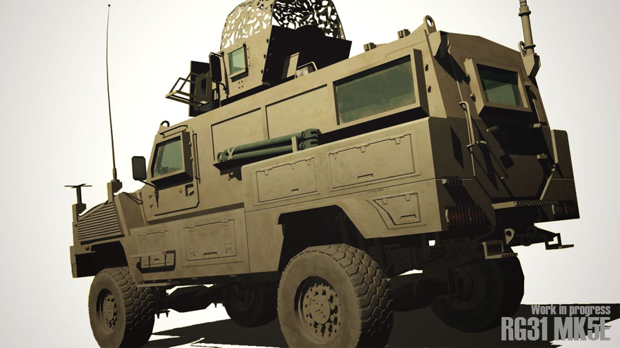 MRAP - RG-31 Mk5E の開発中画像が公開 | 弱者の日記^^ - Arma 3 MODとアドオン紹介