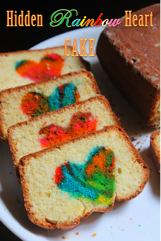 Hidden Heart Cake Recipe | Surprise Heart Cake Recipe