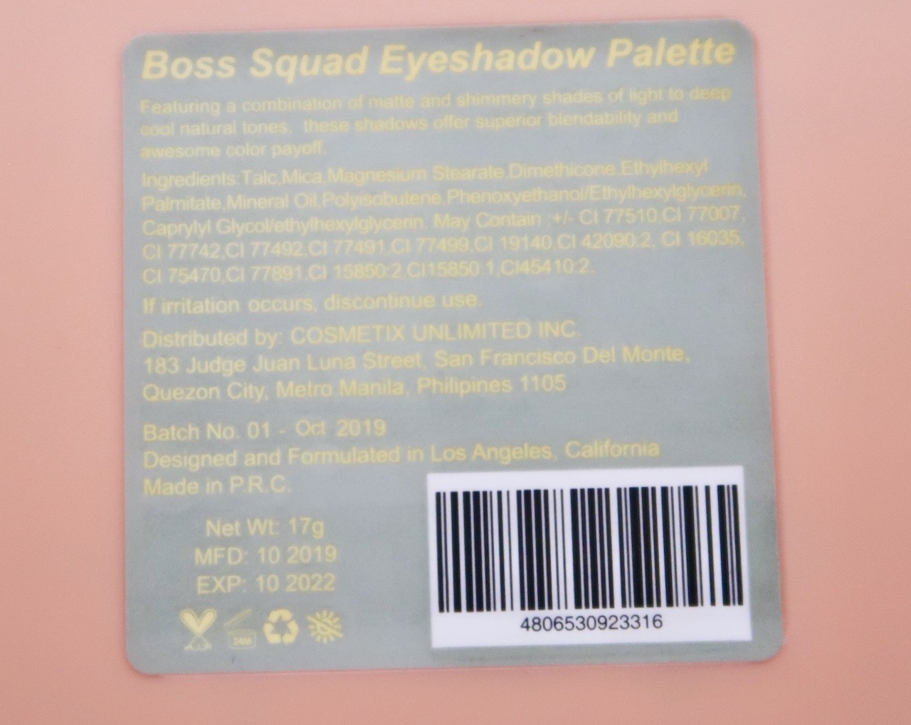 Squad Cosmetics Makeup Collection Review: Pretty Affordable and Pretty ...