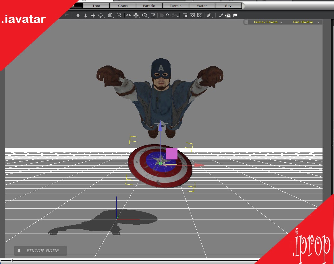 Captain America (Avatar) And His Shield (Prop) Free Download