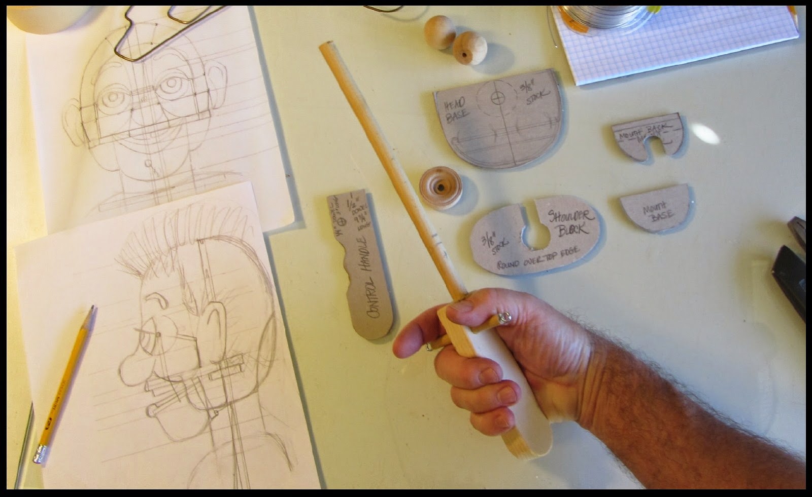 James Maynard Theatrical Designs: Puppet Head Assembly with Patterns