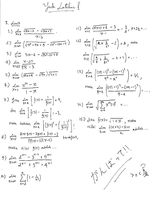 Some Calculus Problems