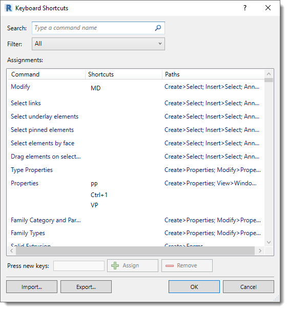 Bim Chapters Revit Shortcuts And Hotkeys Guide By Autodesk