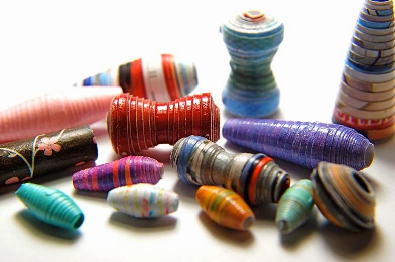 How to Recycle: Fun Paper Bead Crafts