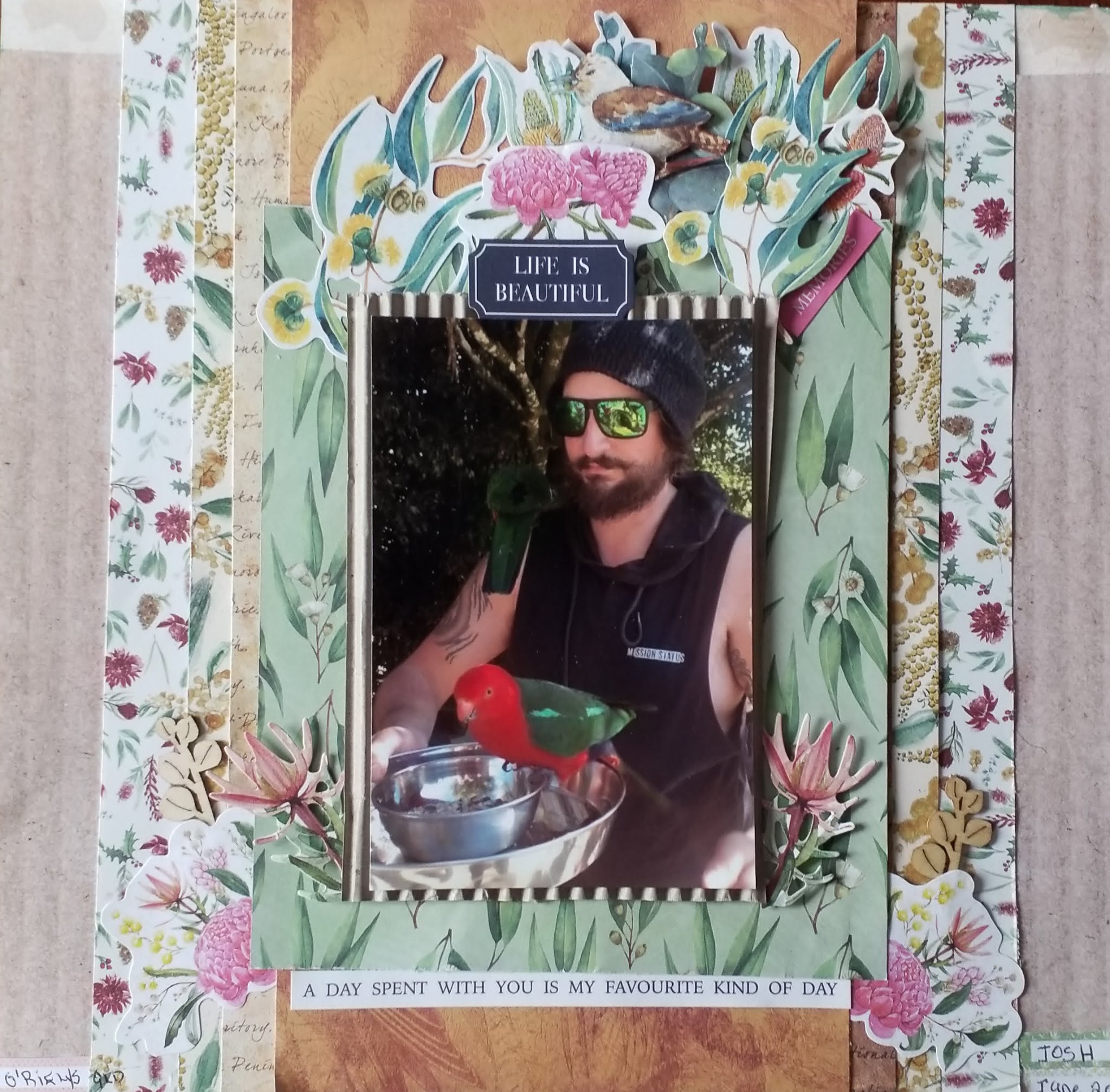 Scrapbooking Memories and Crafting with Cards: Life is Beautiful