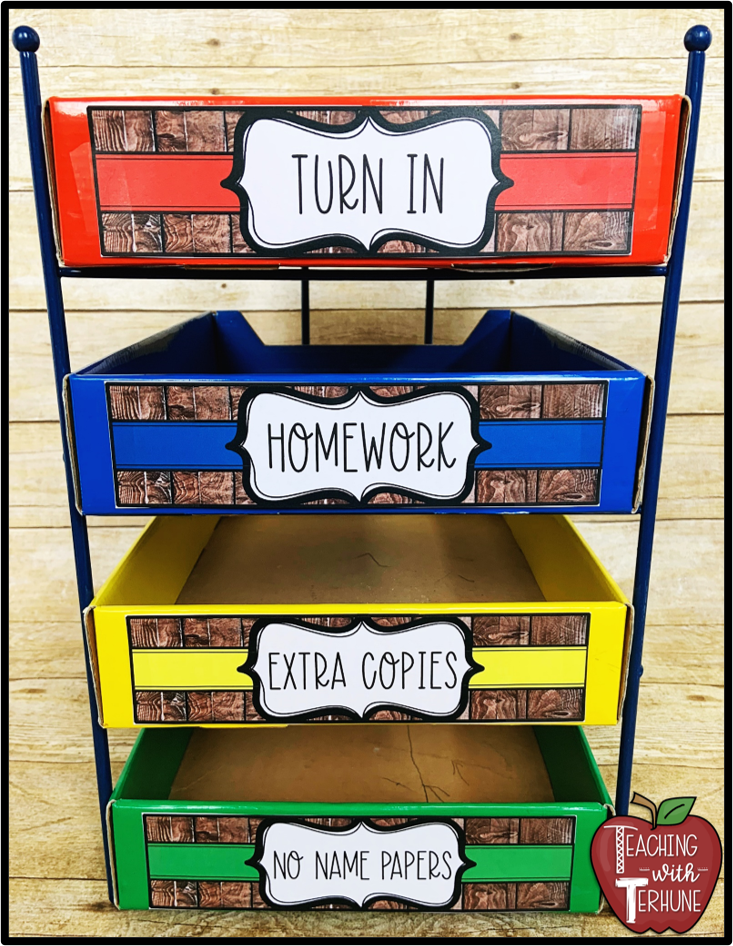 Teaching With Terhune: Farmhouse Themed Classroom Decor {Wooden Shiplap}