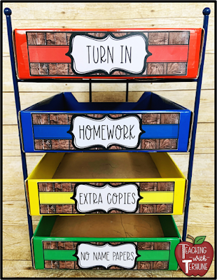 Teaching With Terhune: Farmhouse Themed Classroom Decor {Wooden Shiplap}