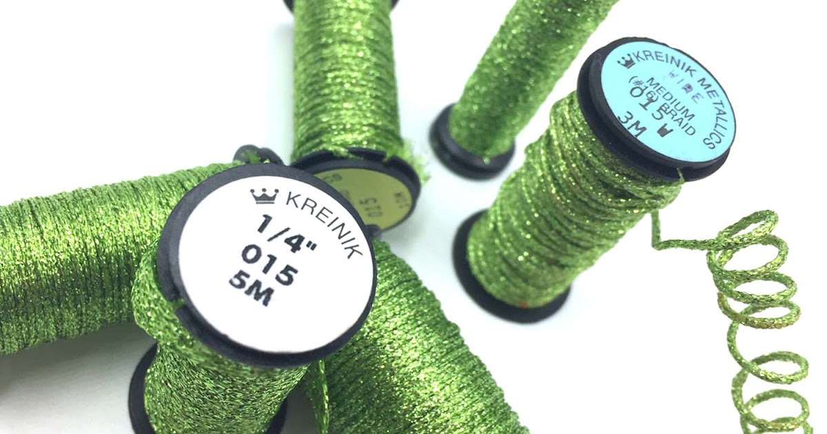 Kreinik Thread Blog: Dye lot change coming to Kreinik metallic thread ...