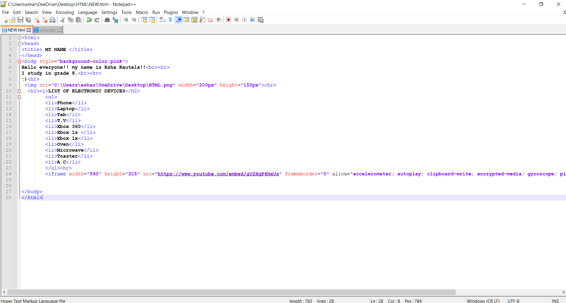 How to add video in HTML?