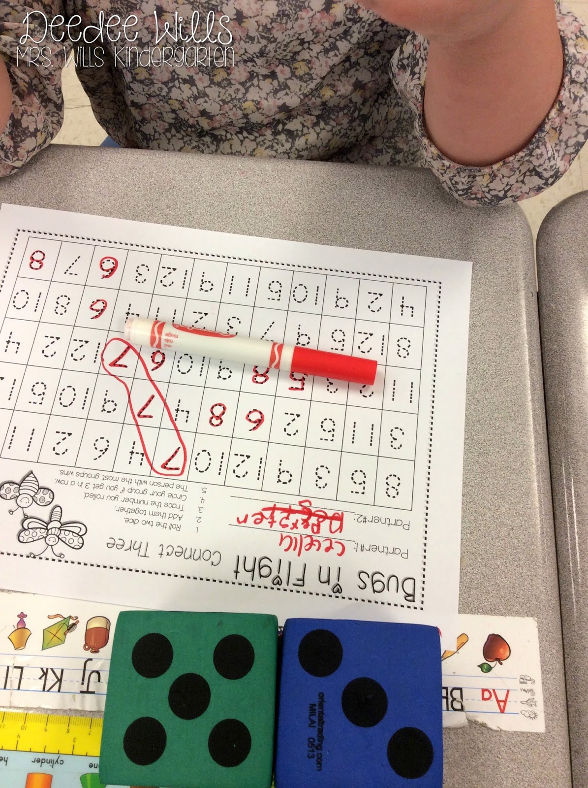 Kindergarten Math Center Ideas & a FREE File!