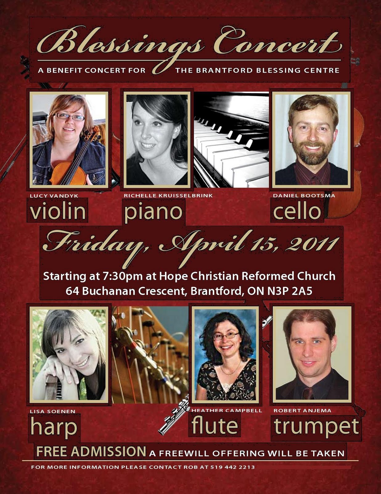 Blessings Concert: A benefit concert for the Brantford Blessing Centre
