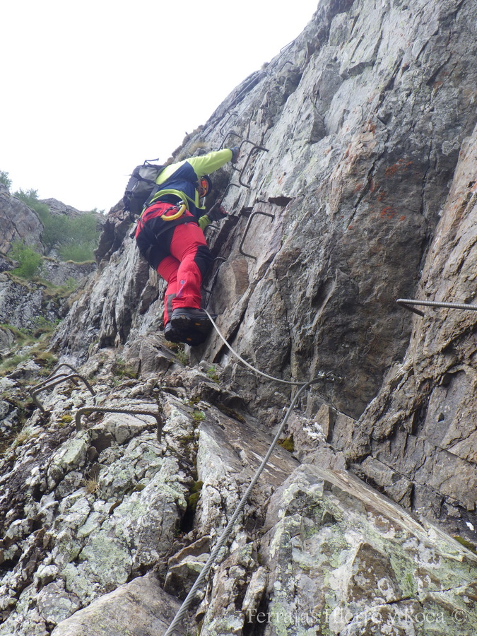 Vía Ferrata D'Arsine - K2 o PD - | Ferratas Hierro y Roca