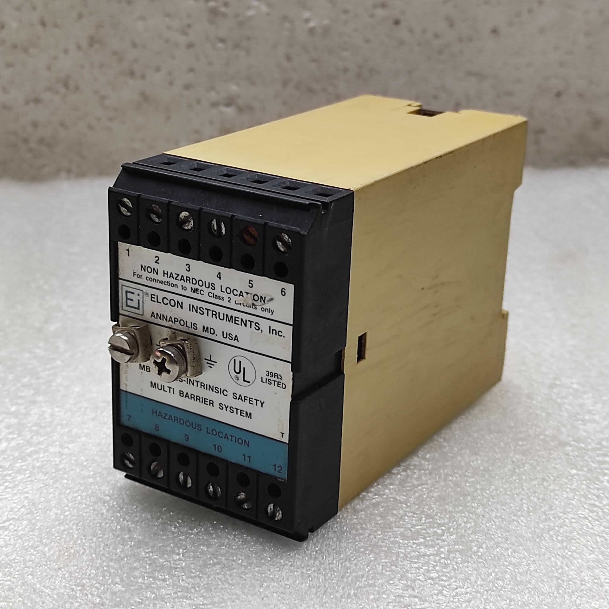 ELCON INSTRUMENT MB 4/4/20+20+ MB SERIES INTRINSIC SAFETY MULTI BARRIER ...