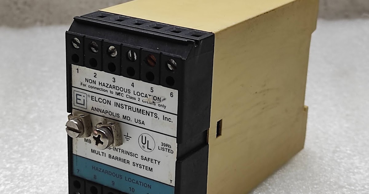 ELCON INSTRUMENT MB 4/4/20+20+ MB SERIES INTRINSIC SAFETY MULTI BARRIER ...