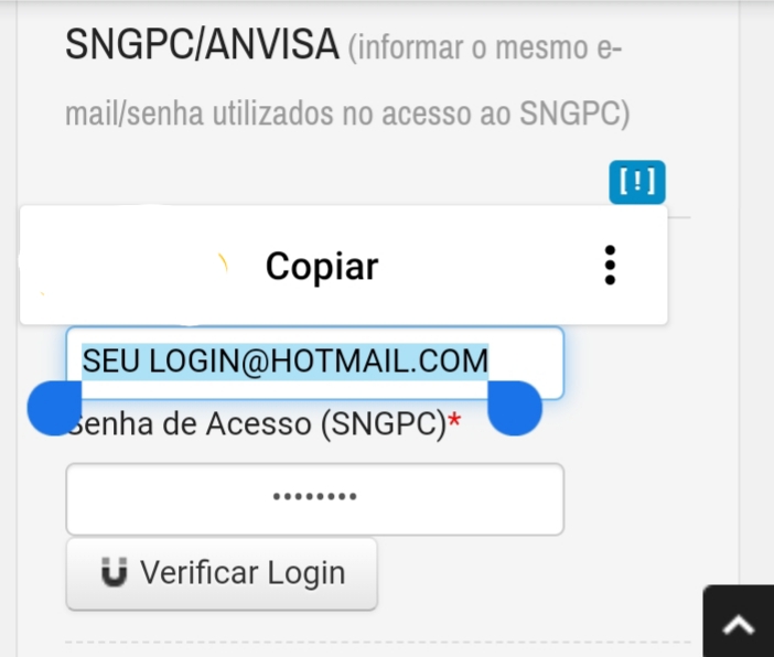 .: COMO ACESSAR O SNGPC