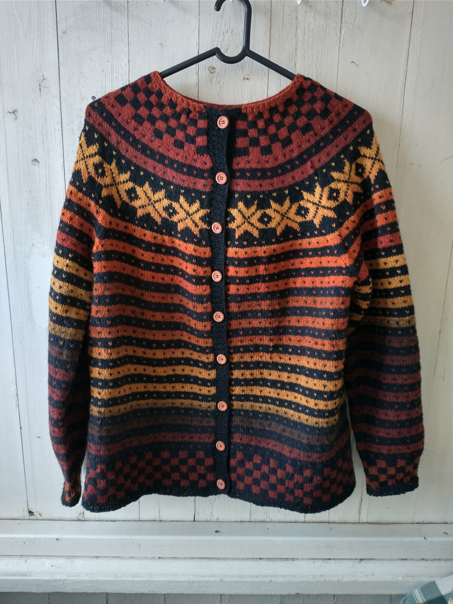 Marits hobbyblogg: NORSK TRADISJONELL FANAKOFTE I UTRADISJONELLE FARGER ...