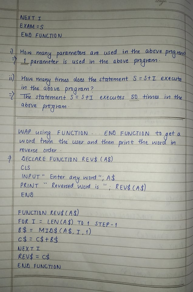 Qbasic Programming Solutions And Slc See Computer Science Questions Solved National Pabson
