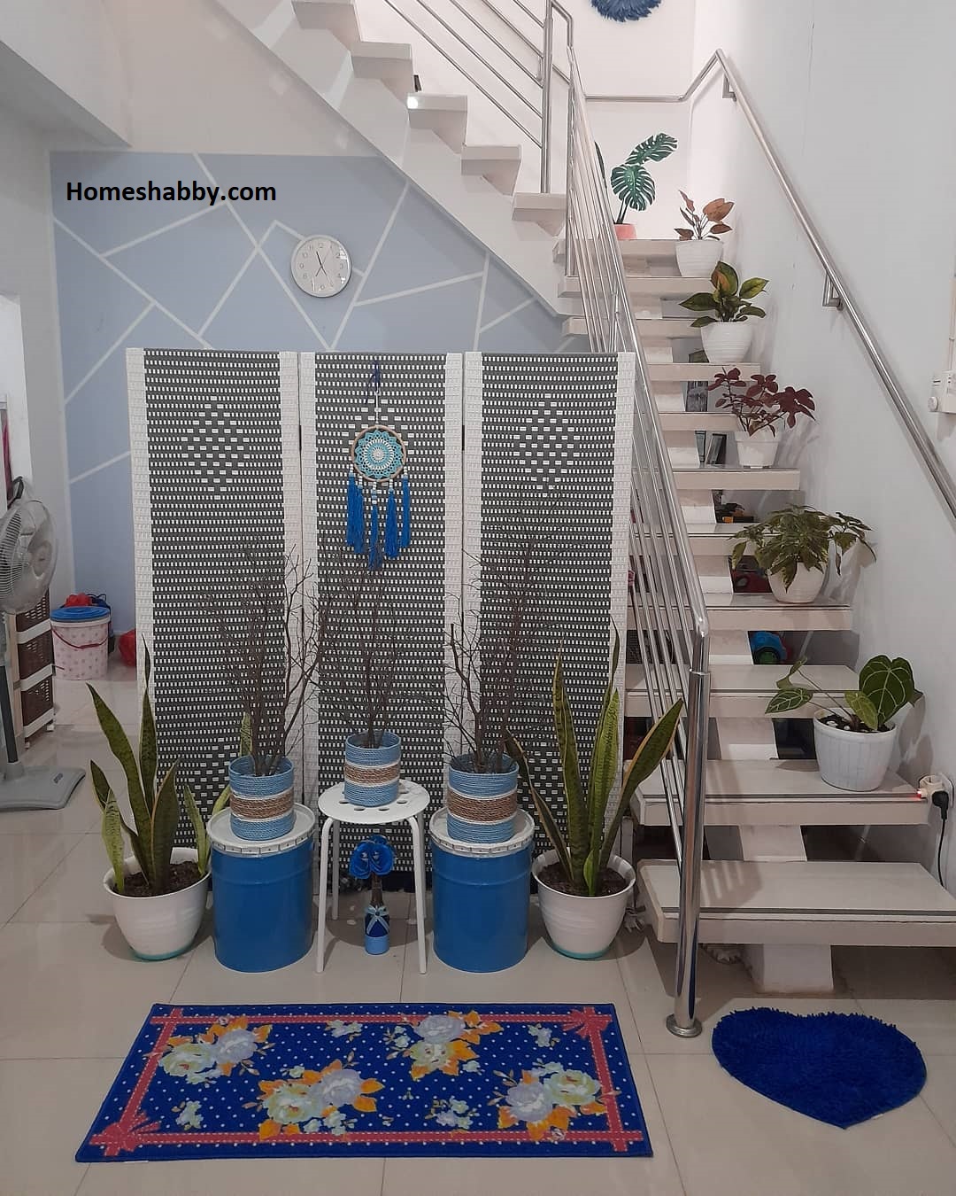 6 Ide Desain Tangga Rumah Minimalis dengan Bentuk L, Paling Banyak ...