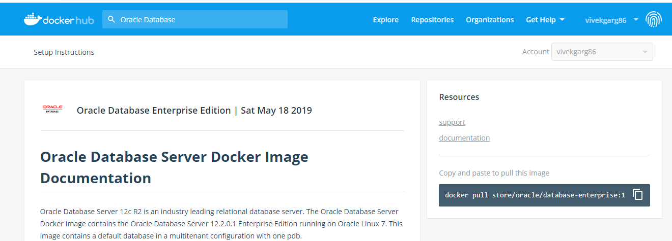 Docker- Setup Oracle Database in Docker Container - Oracle Fusion ... Docker- Setup Oracle Database in Docker Container - Oracle Fusion ...