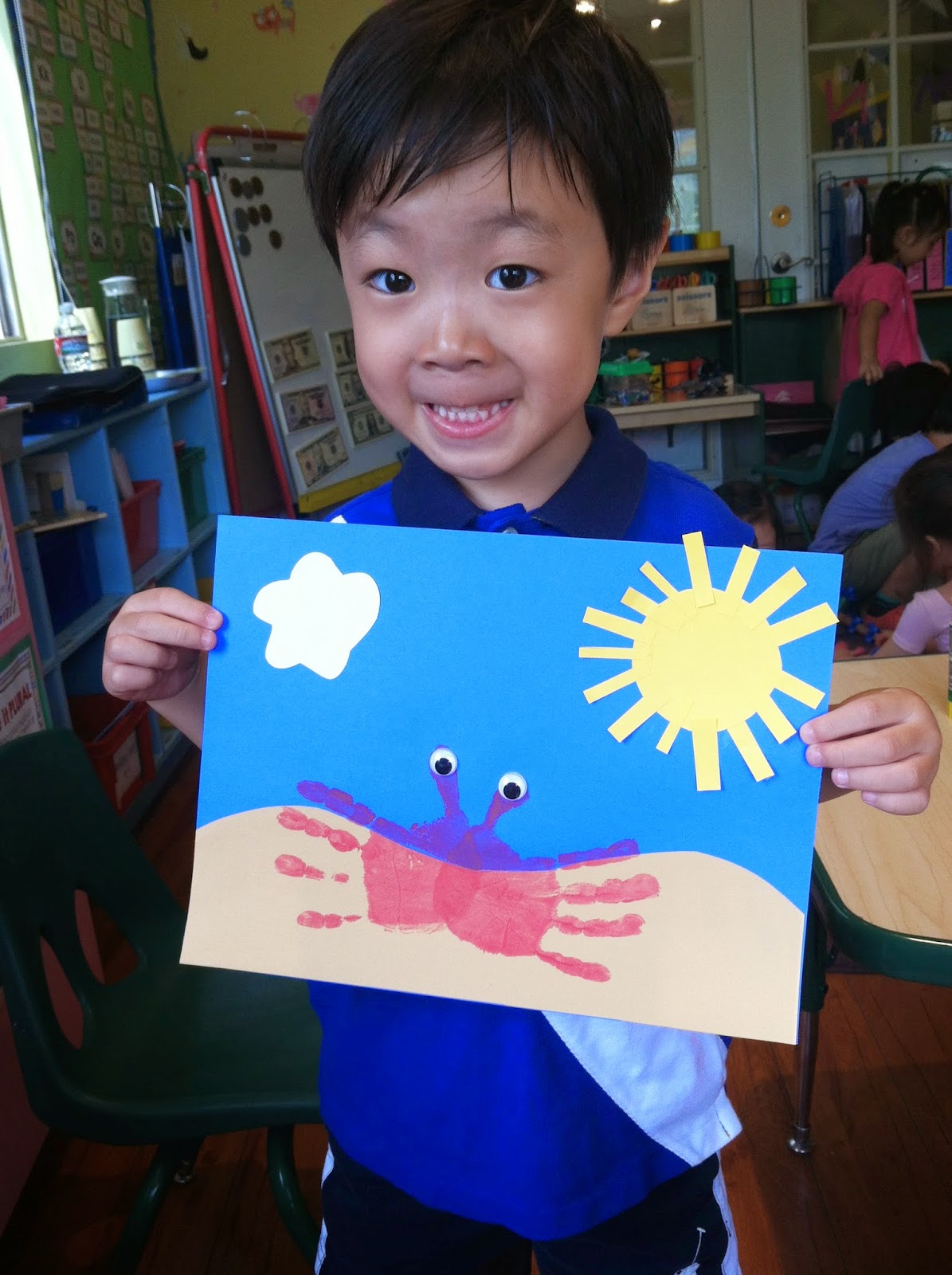 Kindergarten with Ms. Kylie: Crab Craft