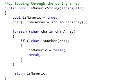 Discussions on Microsoft technologies: How to use IsNumeric function in ...