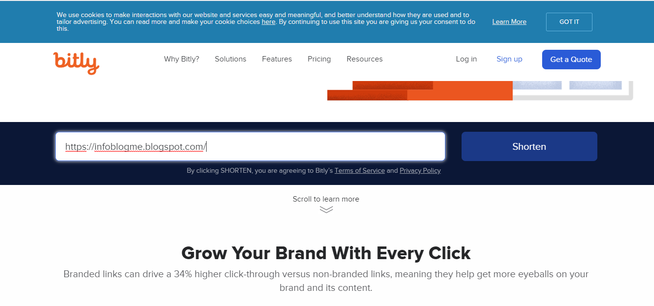 Cara Membuat Link Bitly dengan Mudah - Infoblogme
