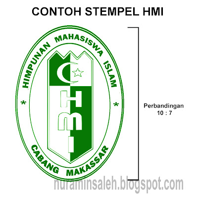 Contoh Stempel Himpunan Mahasiswa Islam (HMI)
