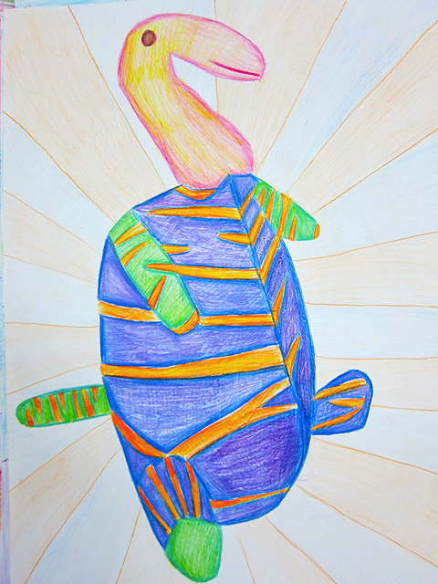 Mr. Bob's Middle & High School Art Room: Grade 8 color pencil drawing