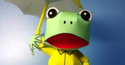Rainy Season Frog Papercraft | Paperized Crafts