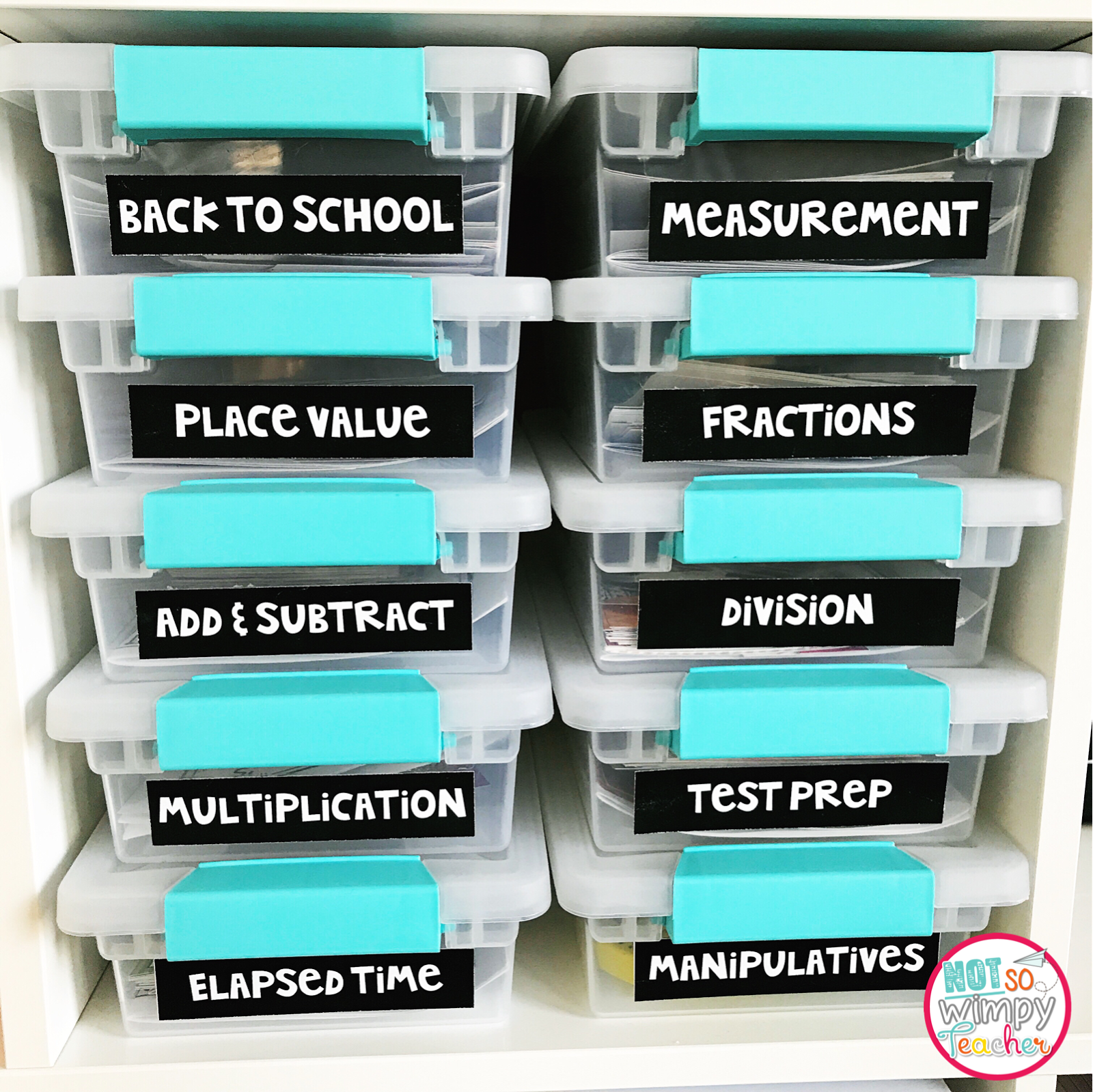 Tips for Prepping Center Materials - Not So Wimpy Teacher