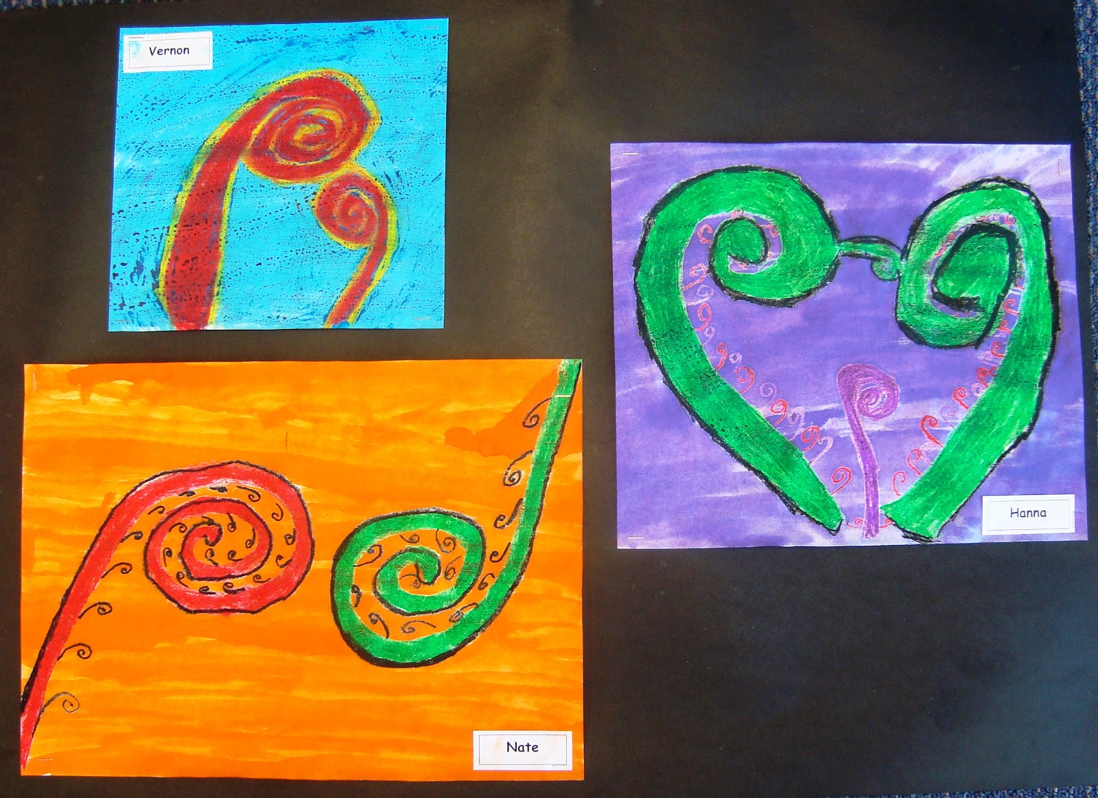 Aroha Team: Koru Art