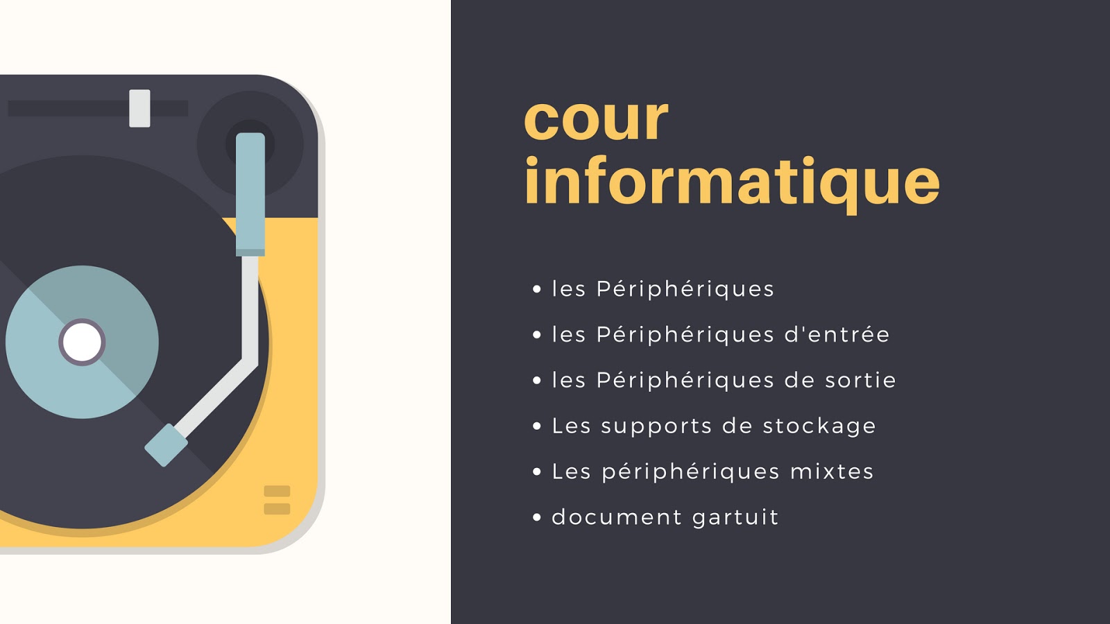 Cour Informatique sur "LES PÉRIPHÉRIQUES" Plus document Schéma. ~ Book Club