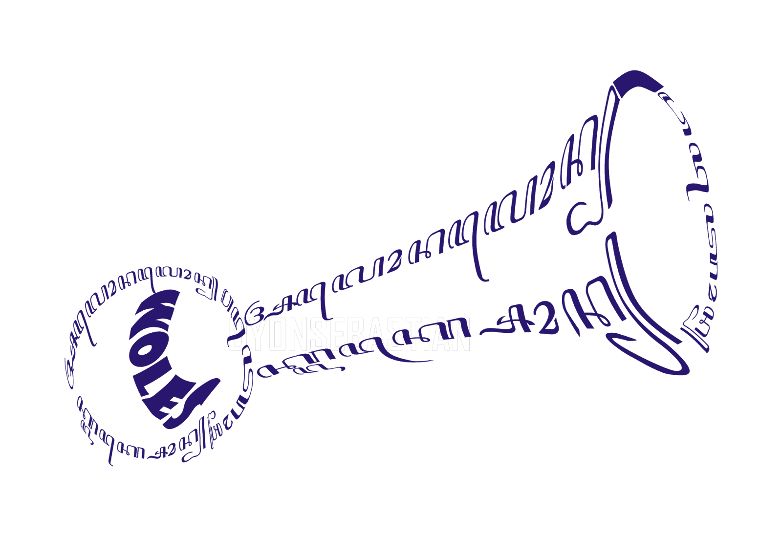 Vektor Tipografi Aksara Jawa | Carakan Jawa