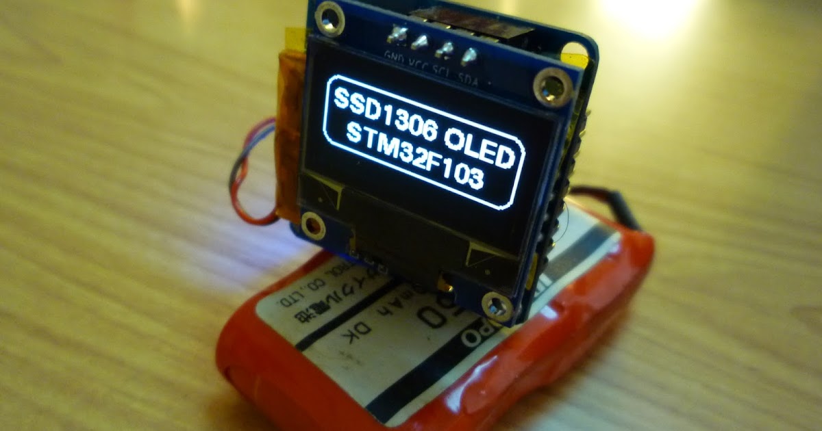 Aviator Ahmet: Connect an SSD1306 OLED display to your STM32F103 board